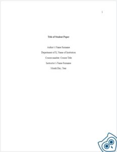 APA Title Page: How to Format a Research Paper Title Page