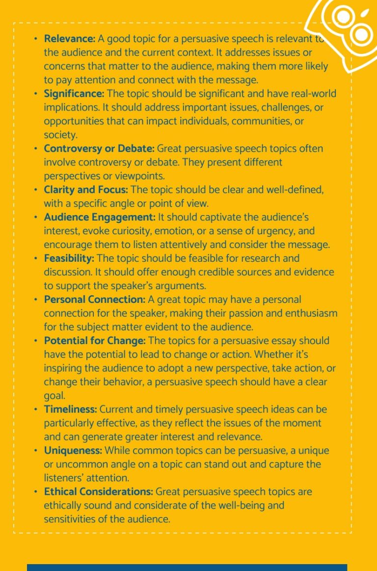 160 Persuasive Speech Topics: Fresh Ideas for Students